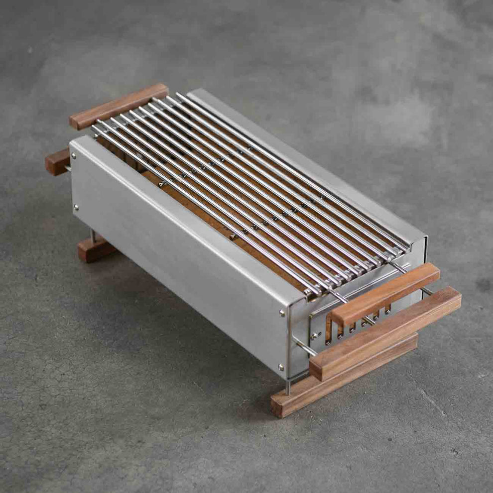 Hibachi Tabo Classic Grill - with Stainless Rod Grill and Stainless St