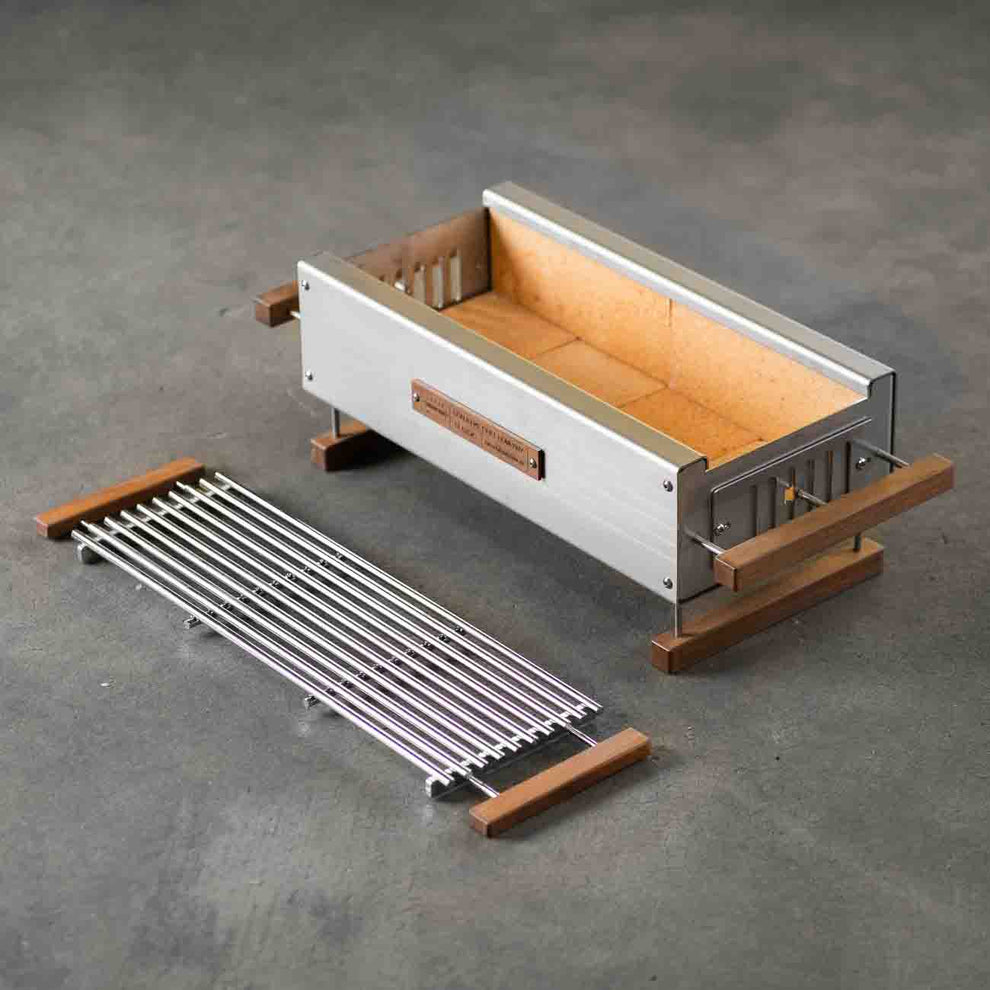 Hibachi Tabo Classic Grill - with Stainless Rod Grill and Stainless St